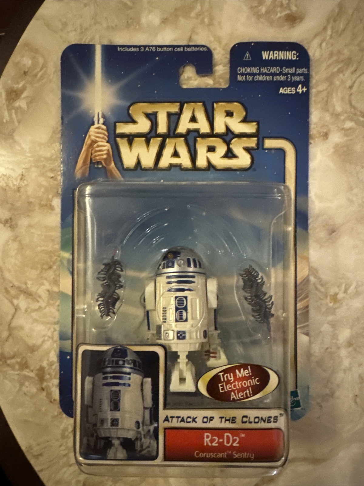 2002 Star Wars R2-D2 Coruscant Sentry Attack Of The Clones Action ...