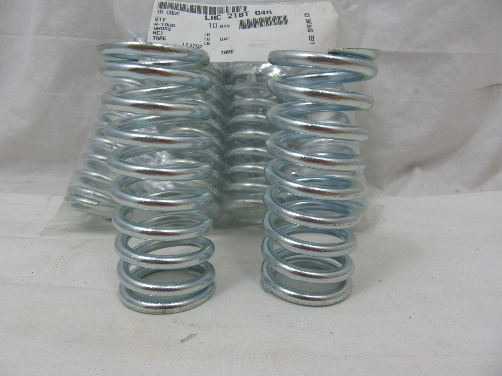 Lot 3 Lee Spring LHC-218T-1M Compression Springs 2-1/2" Long 1.28" ID ...
