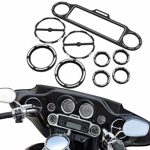 Speedometer Gauge Burst Bezel Kit For Harley Electra Street Tri Glide ...