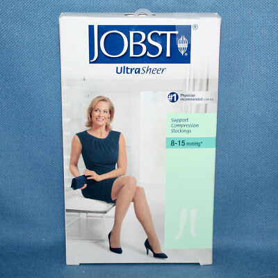 JOBST Womens Ultra Sheer Support Compression Stockings Size Medium ...