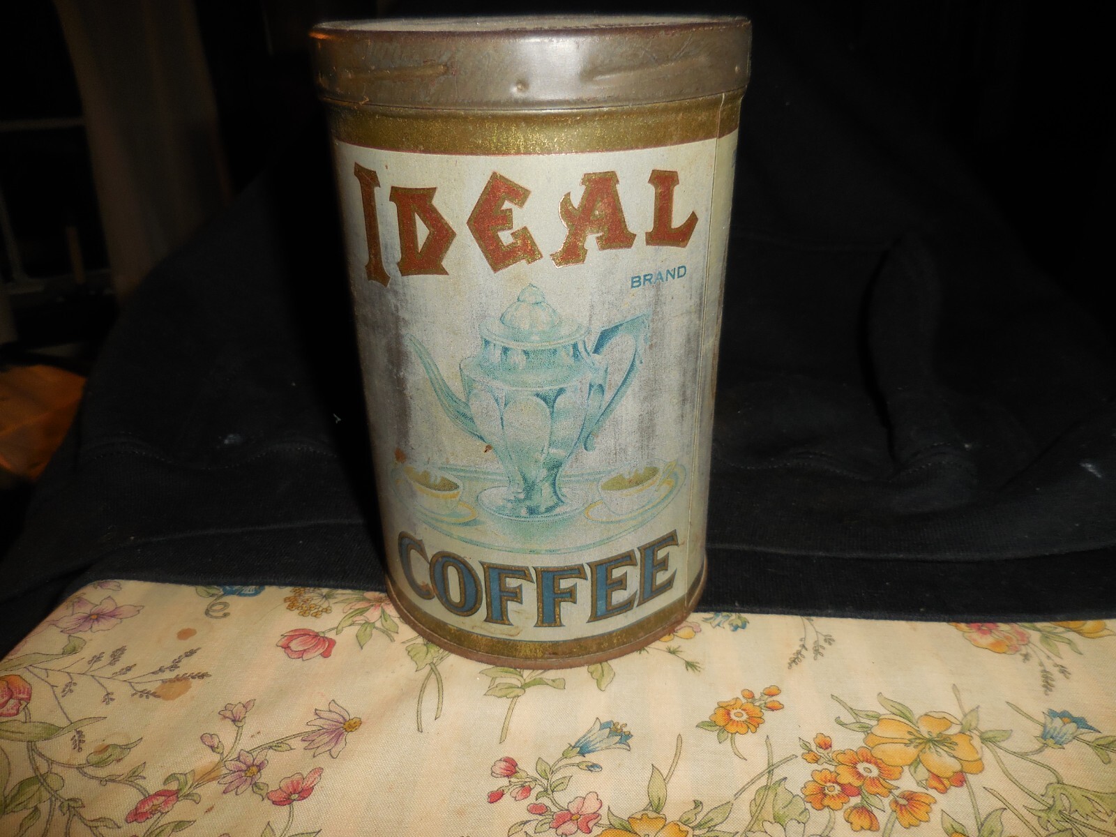 Vintage Ideal Coffee Tin Can 6" 1 Pound Can | eBay