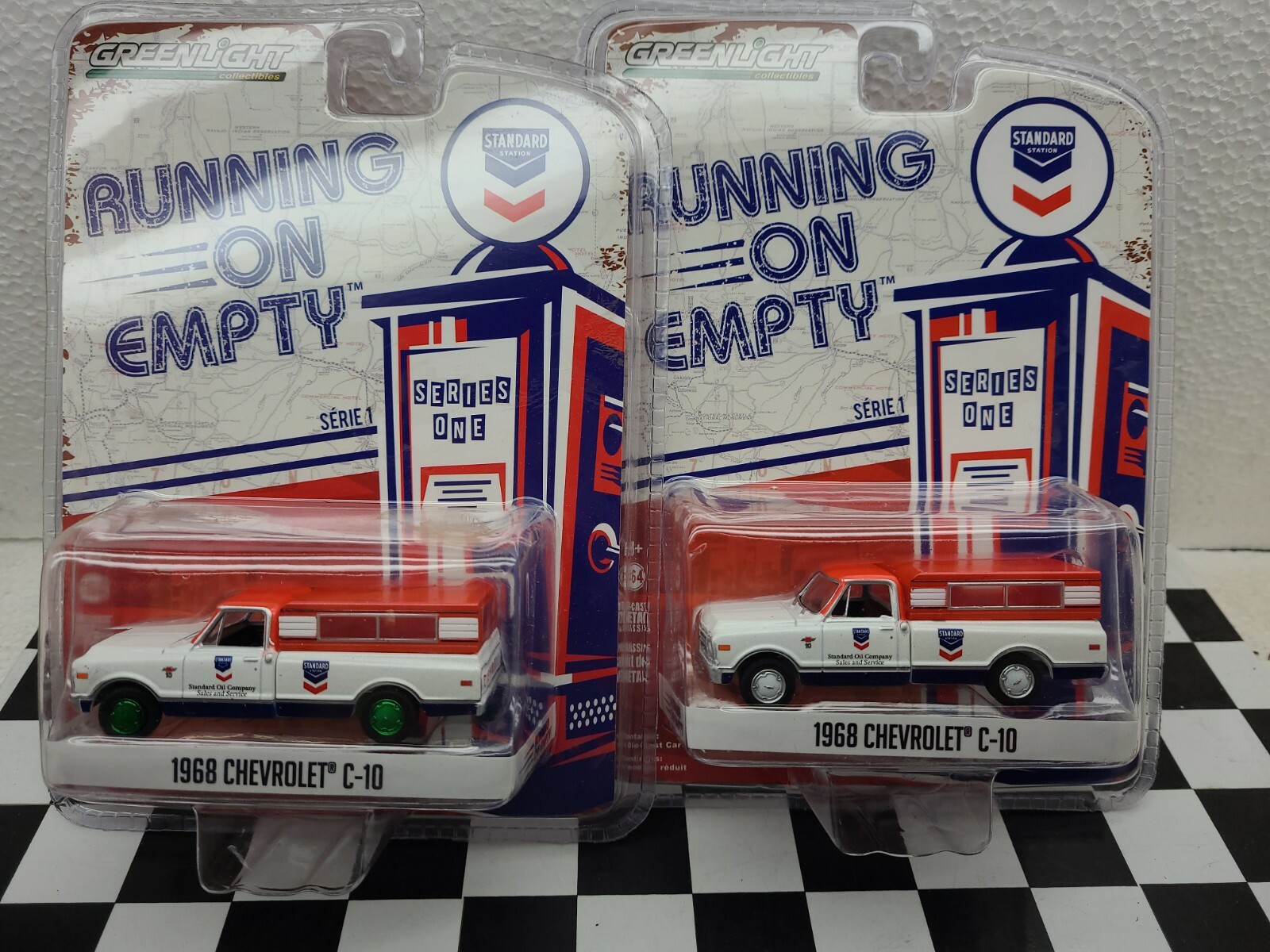 1/64 CHASE GREEN MACHINE Greenlight 1968 CHEVEROLET CHEVY C10 truck ...