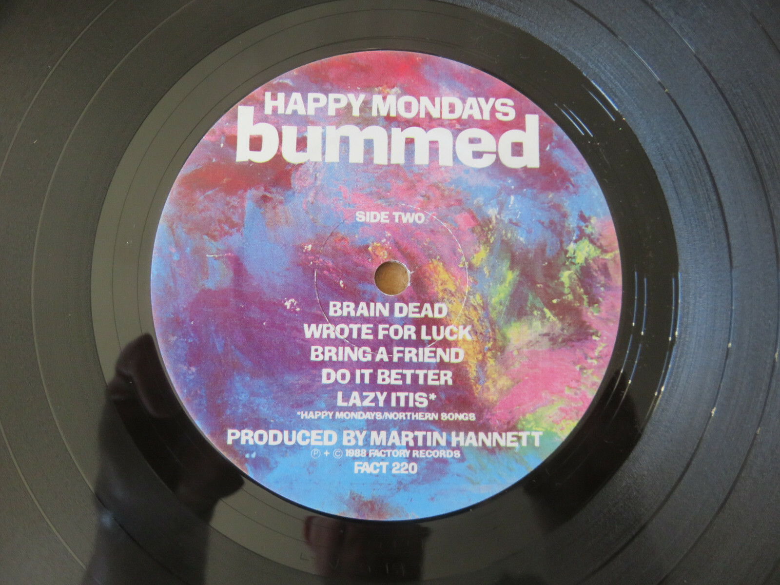 LP Vinyl Album Happy Mondays Bummed 1988 UK 1st Press Fact220 Pro ...