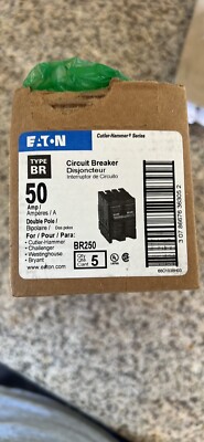 New Circuit Breaker Eaton Cutler Hammer BR250 50 Amp 2 Pole | eBay