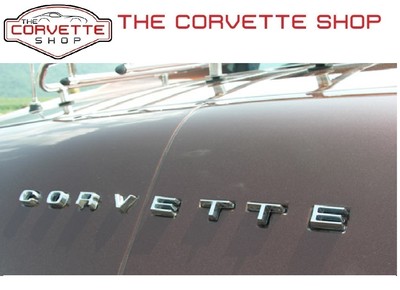 C3 Corvette Rear Bumper Letters Emblem C O R V E T T E 1974-1975 x2617 ...