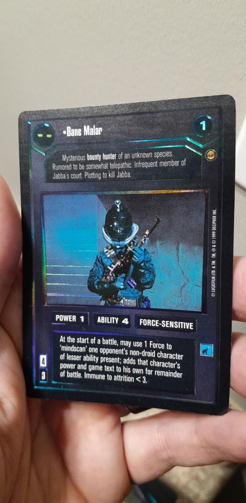 Star Wars CCG Bane Malar FOIL SWCCG | eBay