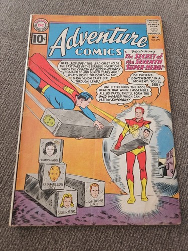 Adventure Comics #290 DC November 1961 Sunboy Orgin Secret 7th Super ...