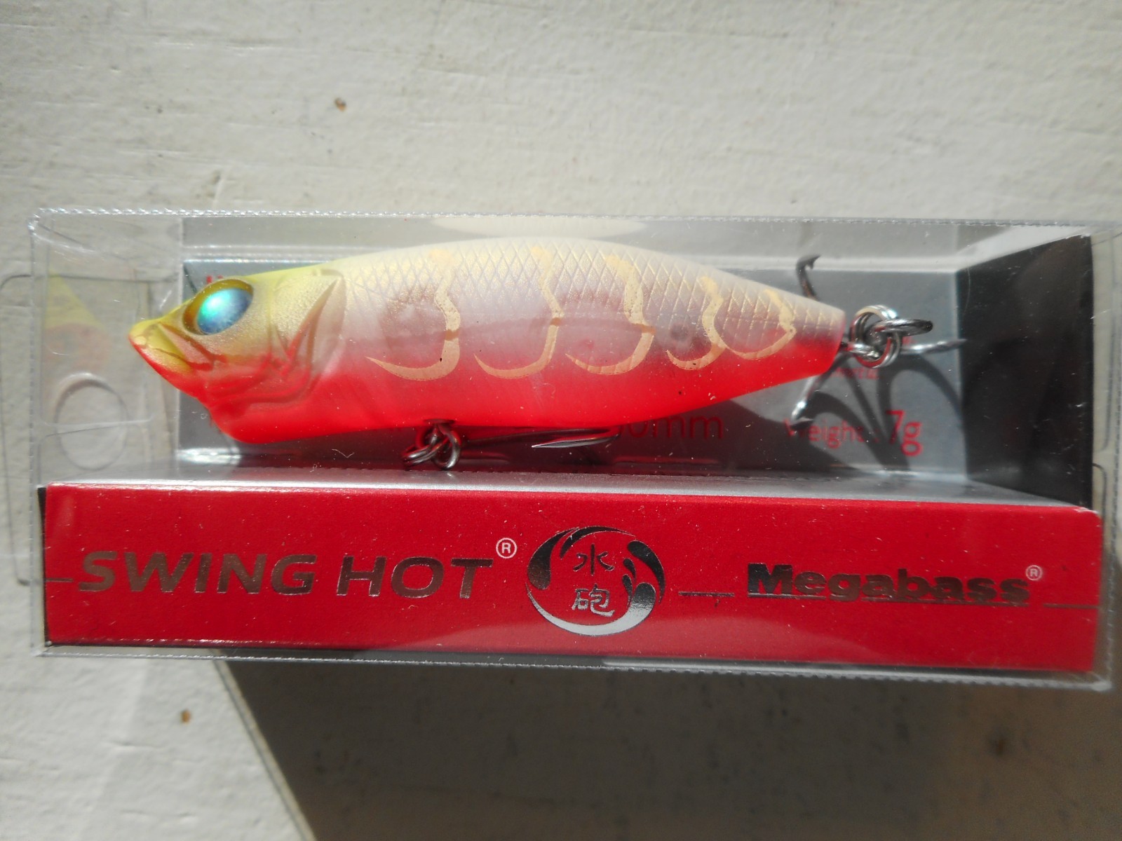 JDM NIB Megabass Swing Hot 60mm Topwater Popper Japan Lure - Pink Hot ...