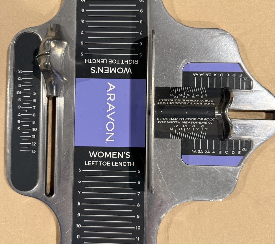 Brannock Device - Women's Foot Measuring Tool - Length and Width | eBay