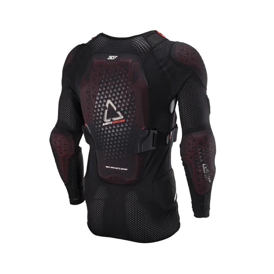 LEATT 2026 3DF AIRFIT EVO BODY PROTECTOR ADULT BLACK SOFT ARMOUR SUIT ...