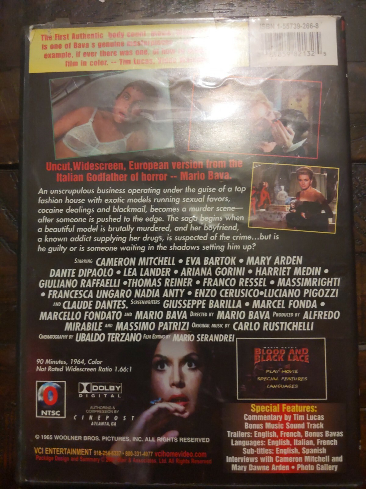 Blood and Black Lace- Mario Bava- Uncut Widescreen- Giallo- European ...