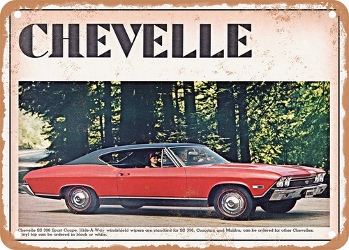 METAL SIGN - 1968 Chevy Chevelle SS 396 Sport Coupe Vintage Ad | eBay