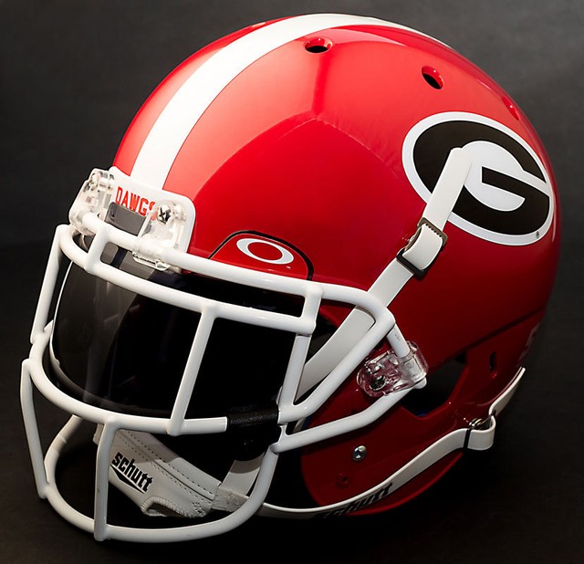 GEORGIA BULLDOGS Football Helmet | eBay