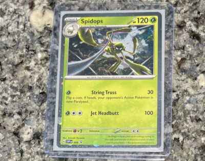 Pokémon Spidops SV Black Star Promos SVP009 Holo Promo ~ NM/M W/Top ...