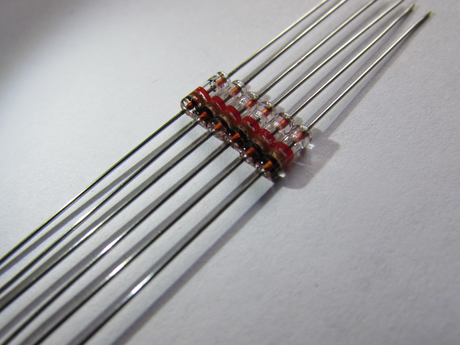 1N34A ITT Crystal Radio Gold Bonded Germanium Point Contact Diodes USA ...
