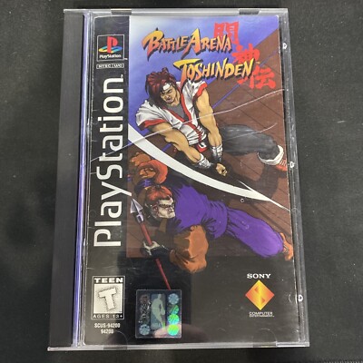 Battle Arena Toshinden PlayStation 1, 1995 PS1 CIB Long Box case ...