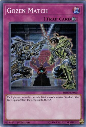 GOZEN MATCH *** SUPER RARE MINT/NM HISU-EN060 YUGIOH! | eBay