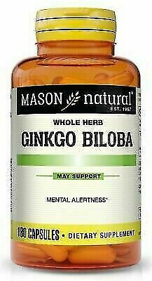 Mason Vitamins Ginkgo Biloba 180 Capsules for sale online | eBay