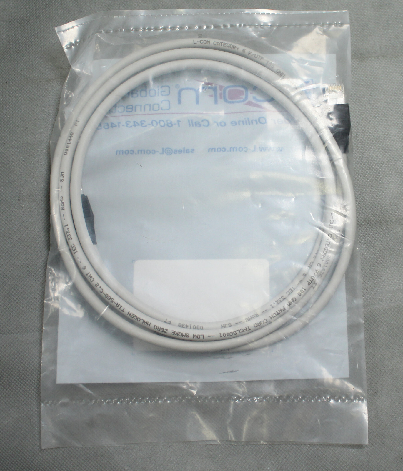 L-Com Protetto Categoria 6 Basso Fumo Zero Alogena Patch Cord SP82991 3M | eBay