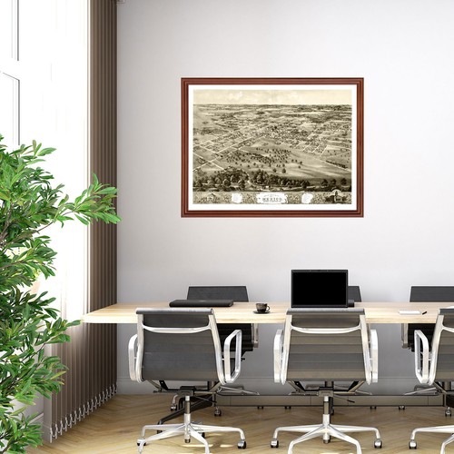 Old Map of Mexico, MO 1869 - Vintage Mexico Missouri Art | eBay