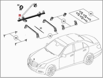 Genuine MERCEDES BBDC X222 W242 415 C117 Bicycle rack 0008900293 | eBay