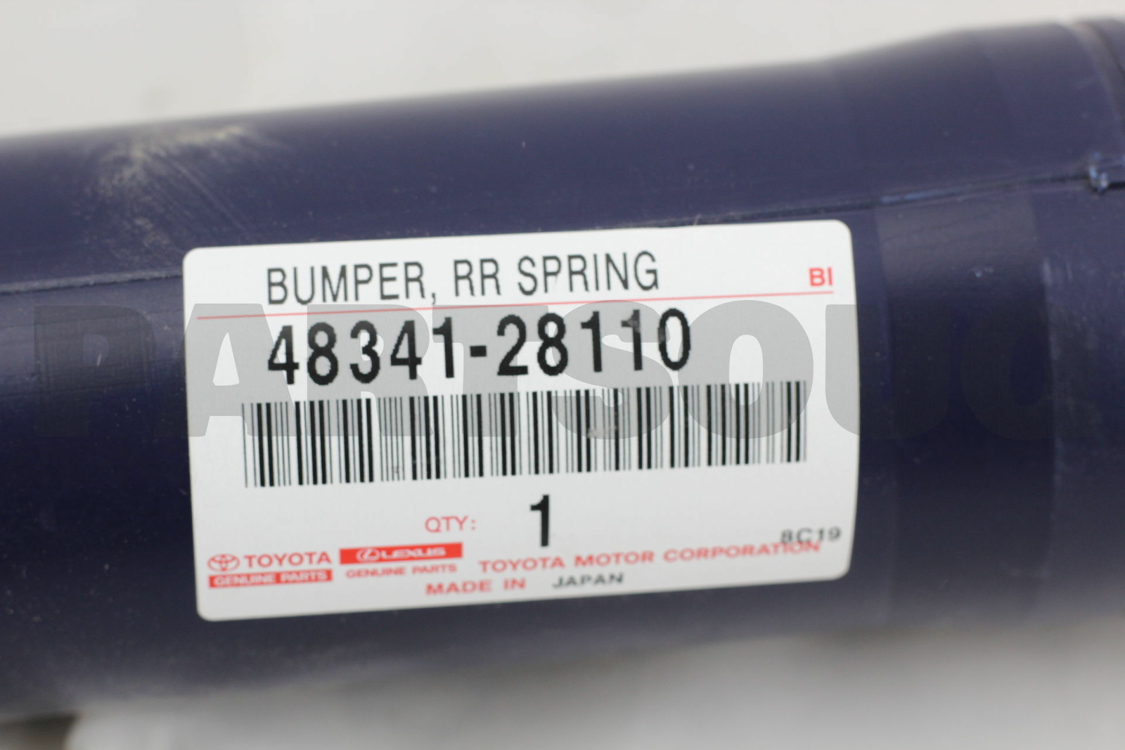 4834128110 Genuine Toyota BUMPER, REAR SPRING, NO.1, RH/LH 48341-28110 ...