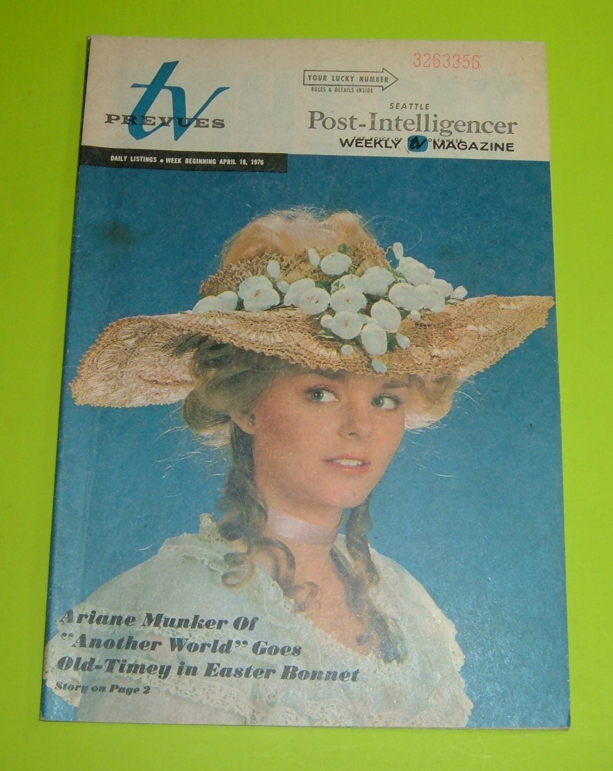 SEATTLE TV PREVUES TV GUIDE ~ ARIANE MUNKER ANOTHER WORLD SOAP OPERA ...