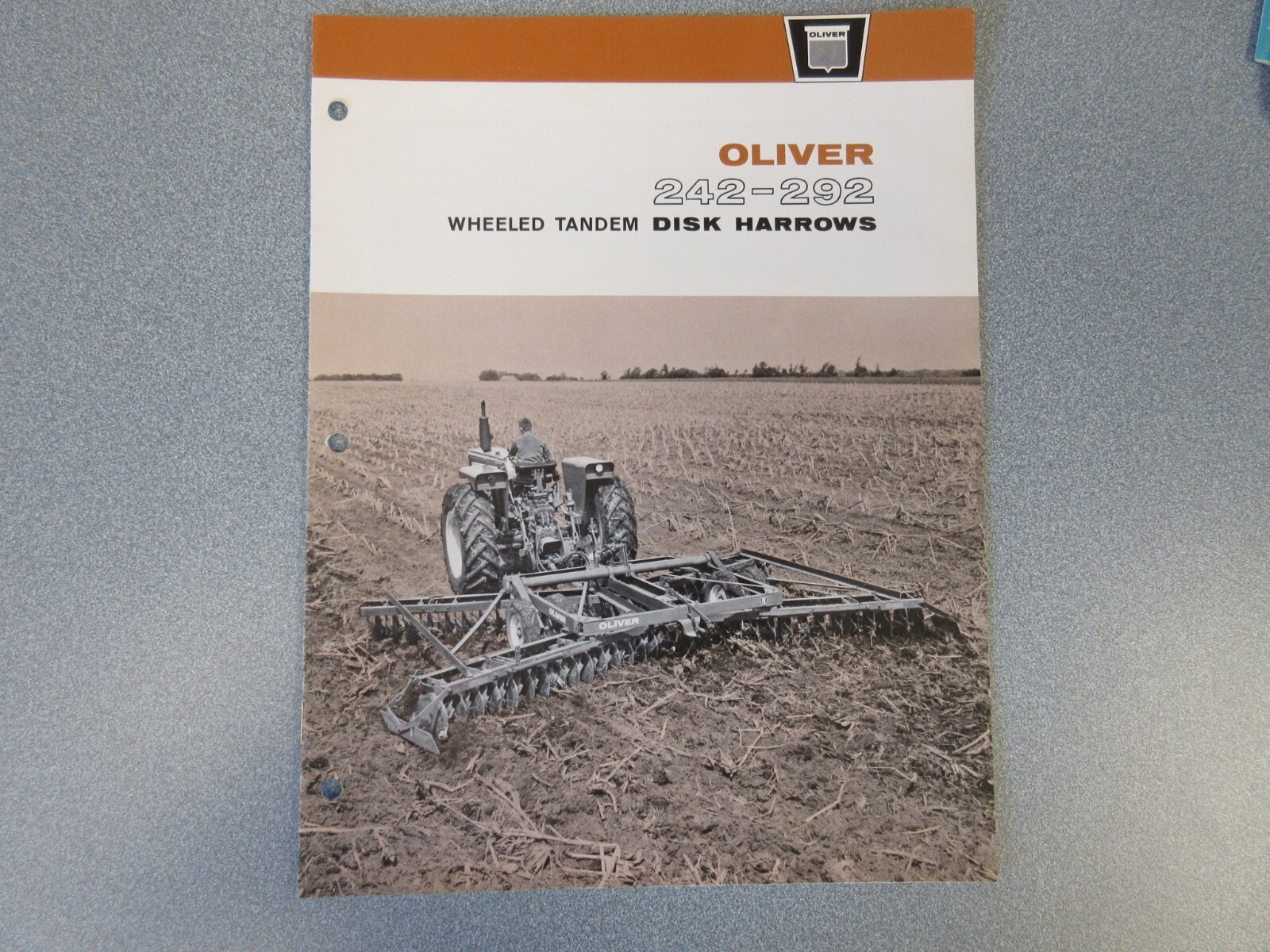 Oliver 242, 292 Disk Harrow Brochure 8 Pages Good Condition | eBay