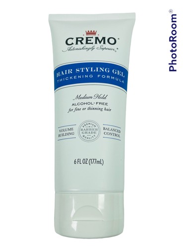Cremo • Hair Styling Gel Medium Hold Volume Building Balanced Control ...