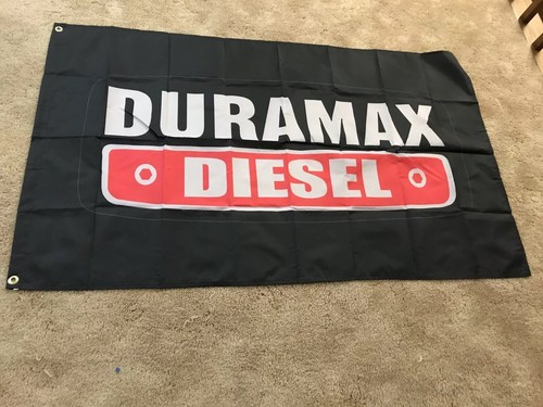 Duramax Diesel Banner 3x5 Ft Flag Garage Shop Wall Gm Chevrolet V8 Gmc