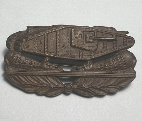 Original WWI US Army Tank Officer Insignia Pin 1918 by N.S. Meyer | eBay