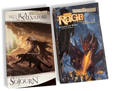 R.A. Salvatore - Legend of Drizzt Book III Sojourn & The Rage Year ...