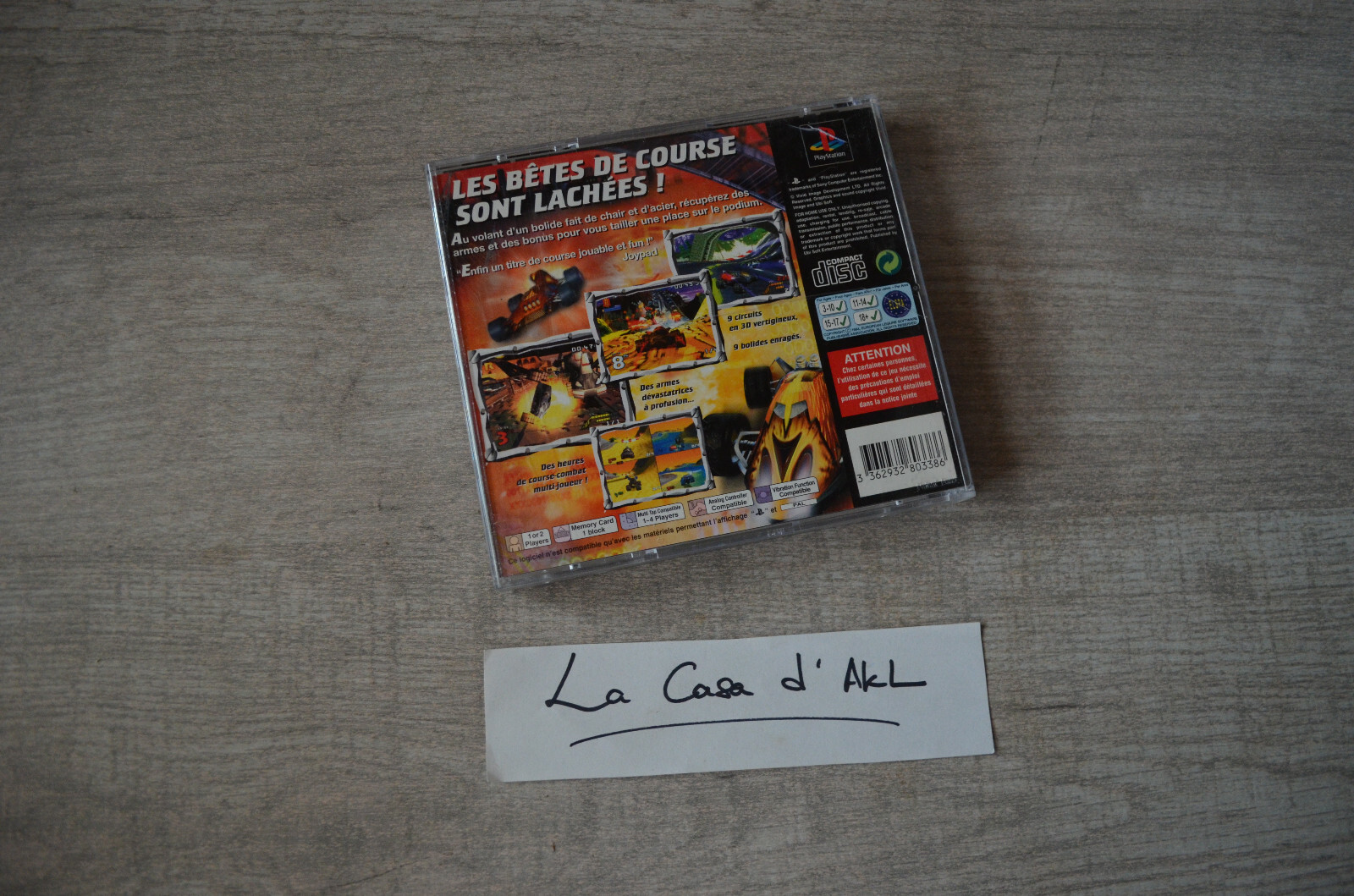 S.C.A.R.S / SCARS complet sur PlayStation 1 Ps1 - FR TTBE | eBay