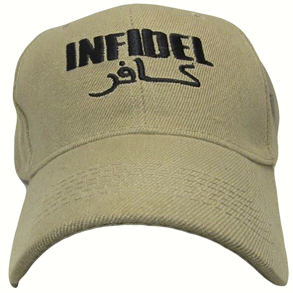New Armed Infidel Hat Baseball Cap Patriotic Military M-16 Khaki ...