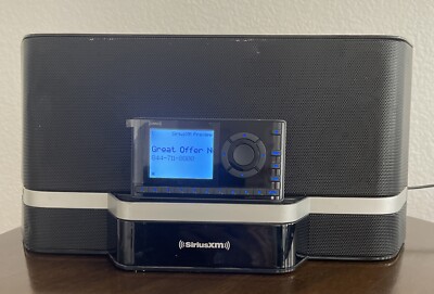Sirius XM Onyx Radio and SXABB2 Boombox w/ Antenna Power Supply ...