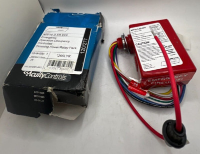 Acuity Controls nLight Emergency Operation, Power/Relay Pack NPP16 D ER ...