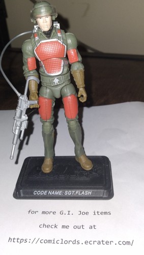 Sgt. Flash V2 100% Complete 25th Anniversary G.I. Joe GIJOE GI JOE ...
