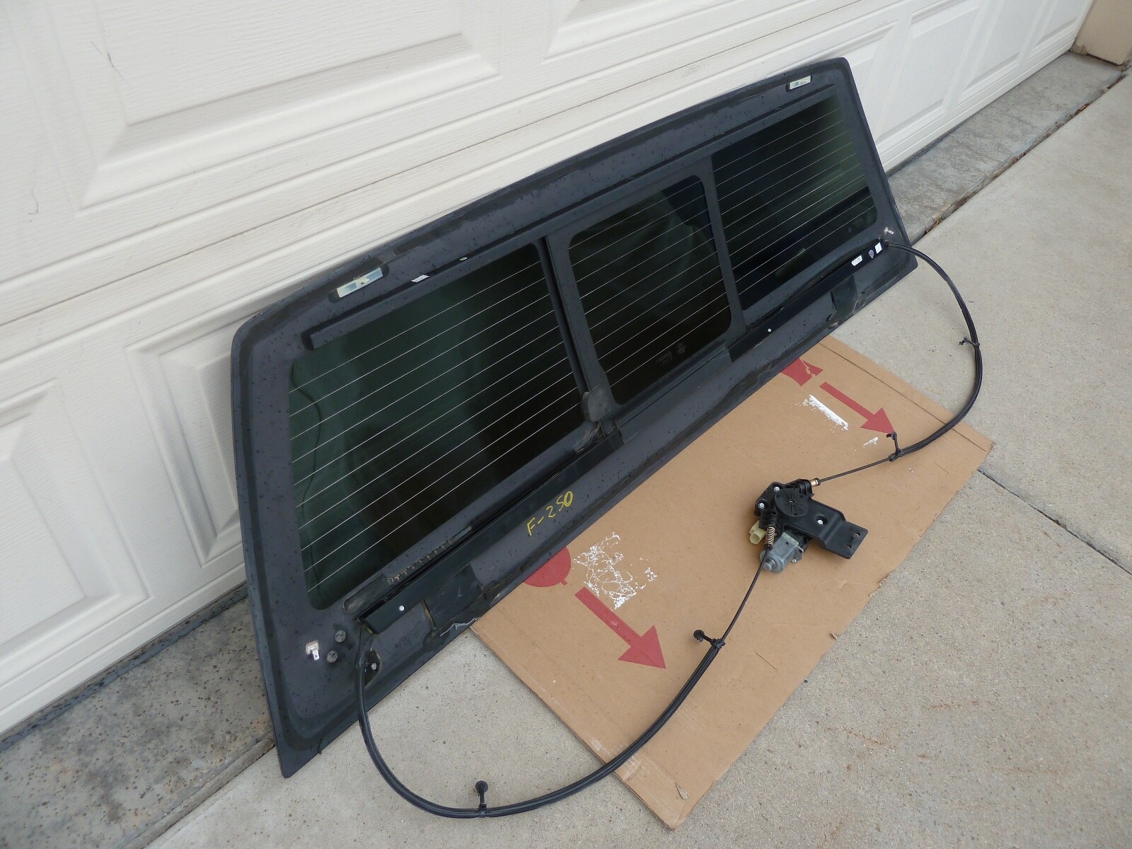 2017-2022 Ford F-250 F-350 Heated Sliding Back Glass Window Factory OEM ...