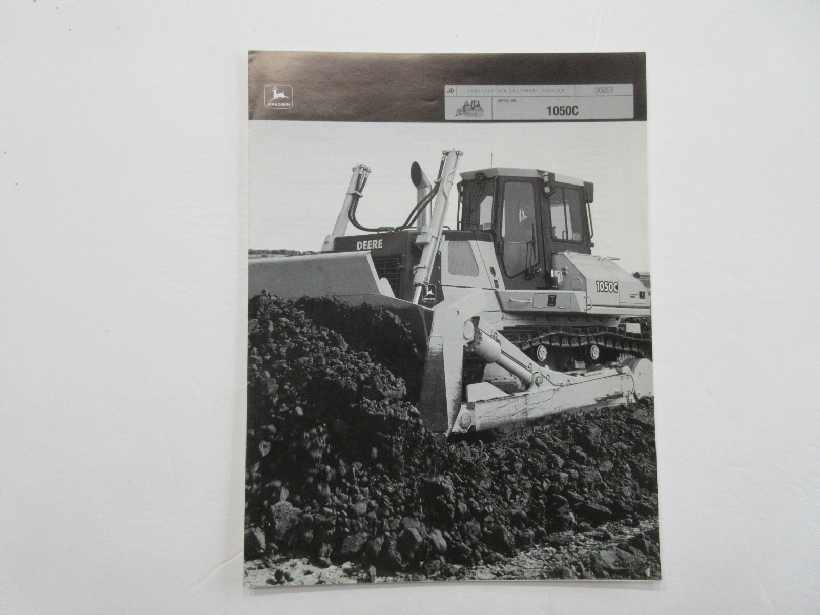 John Deere 1050C Crawler Dozer Sales Brochure 4 Page | eBay