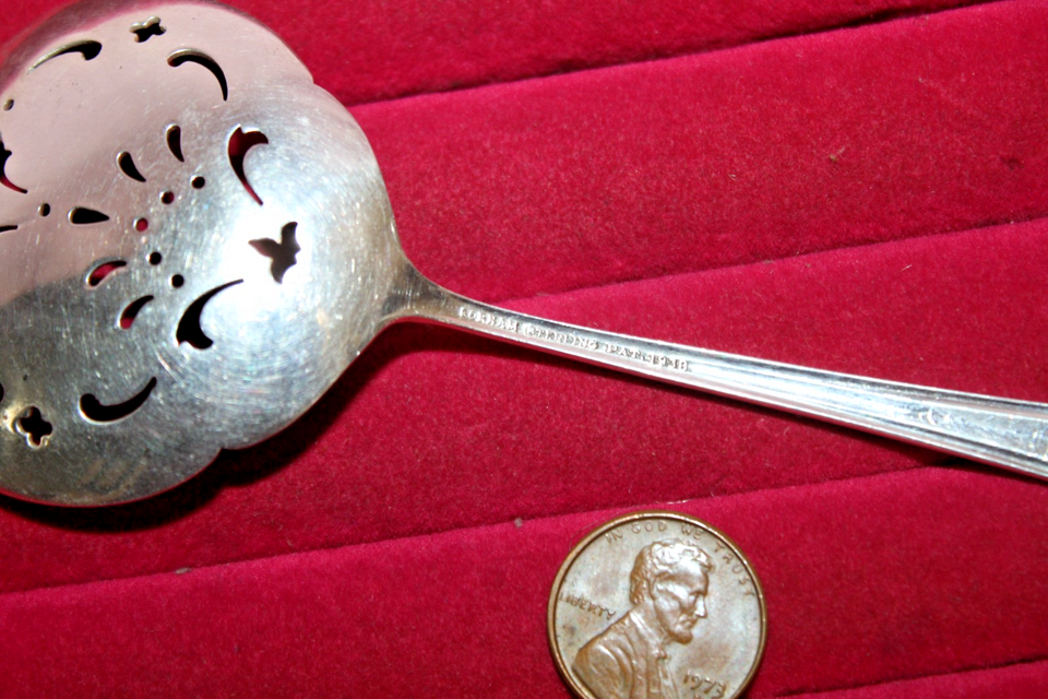 1938 Gorham Sterling Silver Nut Spoon Bon Bon? Ladle? Apx 5" 25gr ...