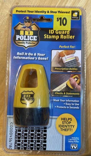 ID Guard Stamp Roller Helps Stop Identify Theft! As Seen On Tv (NEW) | eBay