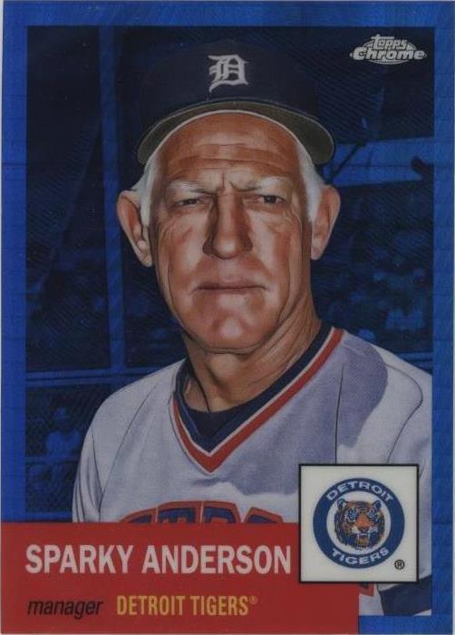 2022 Topps Chrome Platinum Anniversary - Sparky Anderson #487 Blue ...