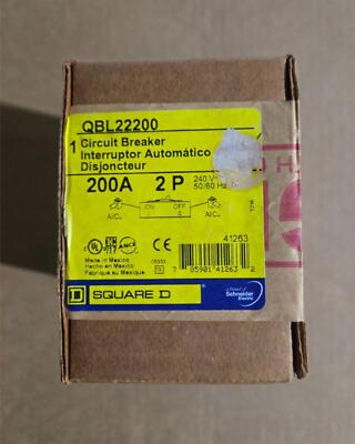 Square D QBL22200 Circuit Breaker 2 Pole 240 Vac 200 Amps | eBay