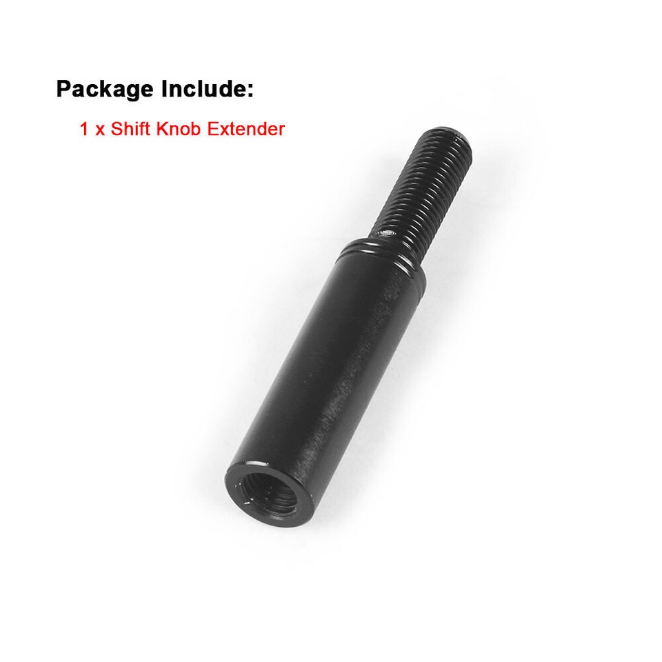 2" 10" M12X1.25 Shift Knob Extender Extension Lever Gear Manual Shifter ...