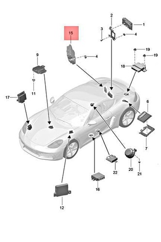 Genuine Control Unit For Electro- Mechanical Parking Brake 99161814505 ...