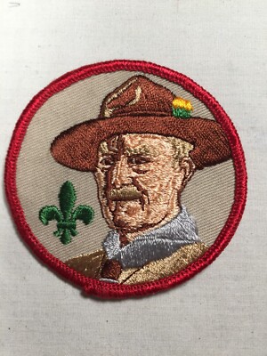 Baden Powell image gauze back BSA Activity Patch | eBay