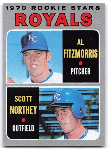 1970 Topps Royals 1970 Rookie Stars - Al Fitzmorris/Scott Northey ...