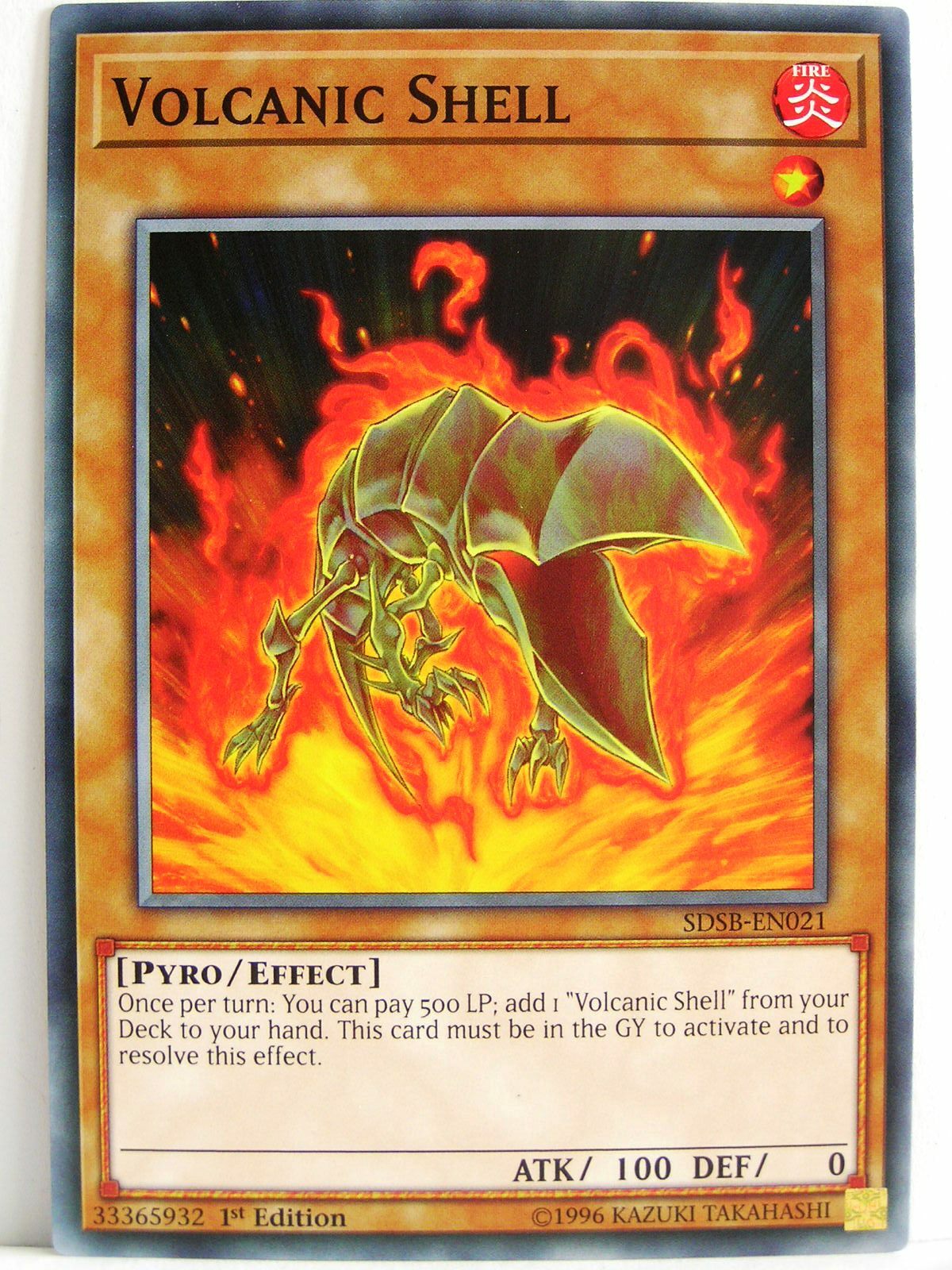 Yugioh - #021 Volcanic Shell - SDSB - Soulburner Structure Deck | eBay