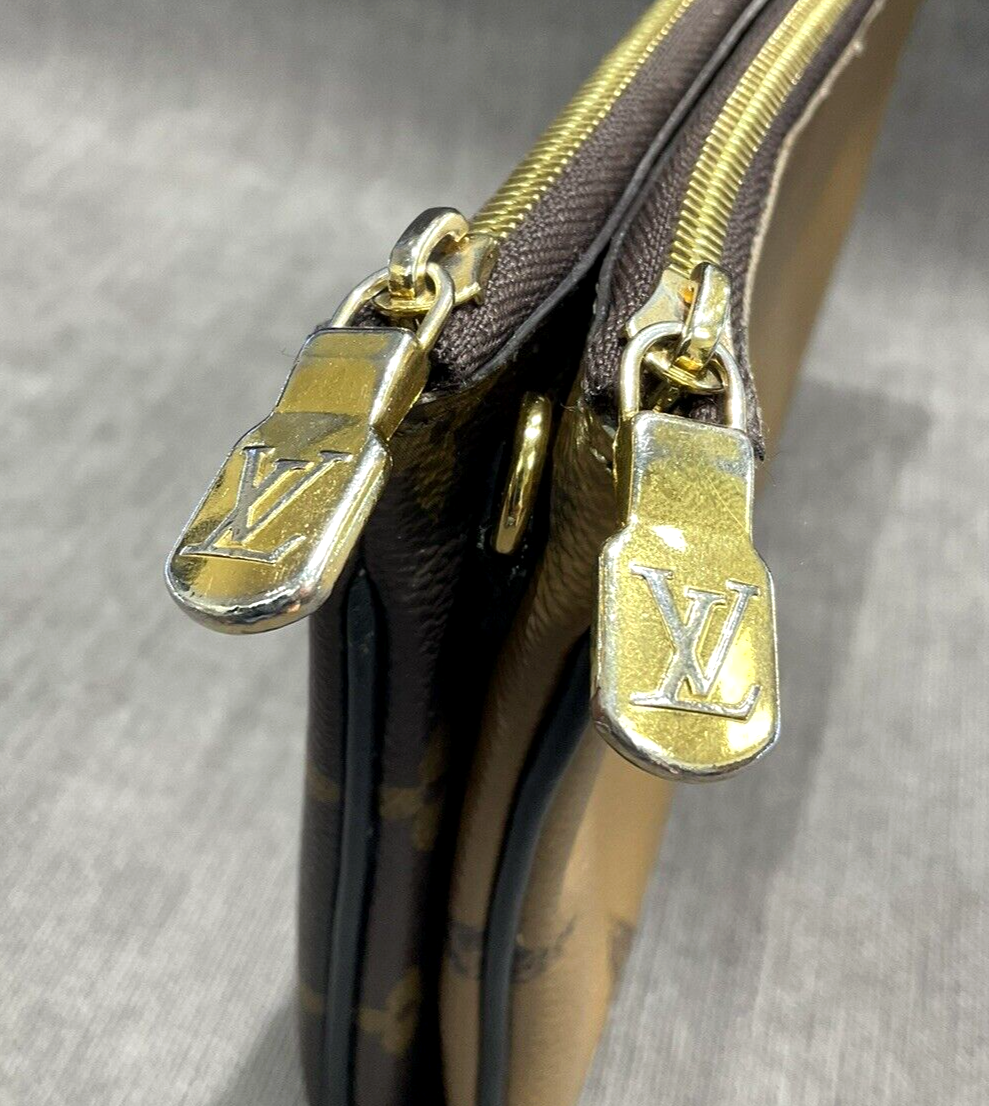 Louis Vuitton Shoulder Bag Double Zip Monogram Ladies Reverse Pochette ...
