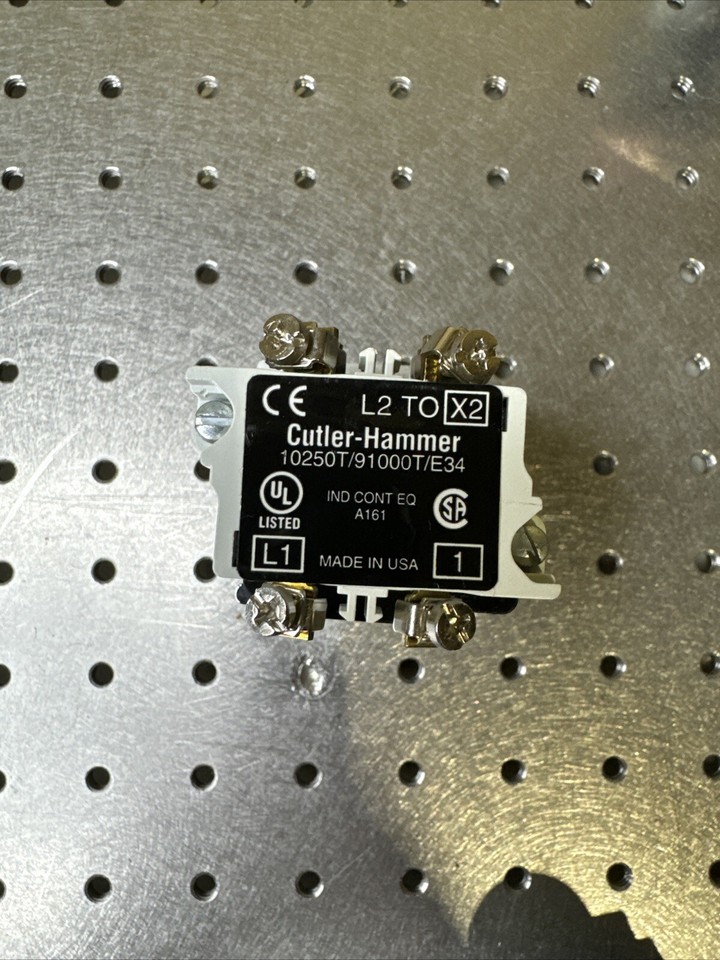 Eaton Cutler Hammer 10250T/91000T E34 Red Illumin Push Button Full V.24 ...